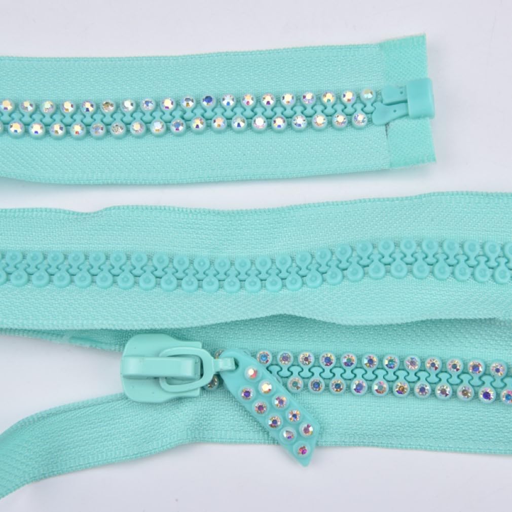 Rhinestone Zippers And Trims YYX 23Inch Or Custom Size Quality Stone