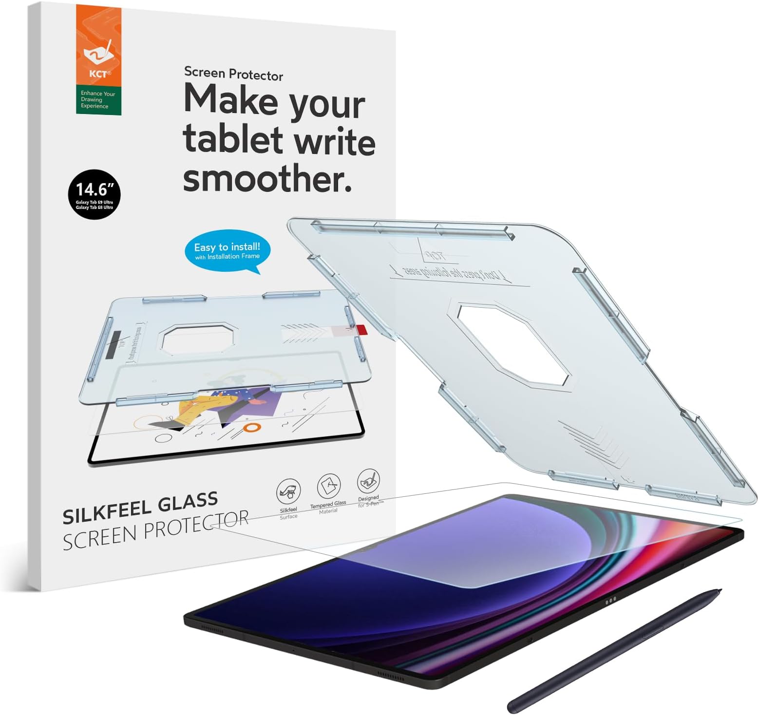 Amazon.com: ZAGG Glass Elite Samsung Galaxy Tab S10 Ultra/Tab S9 Ultra ...