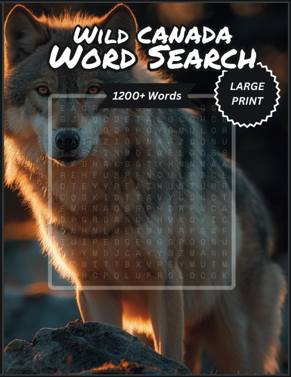 Large Print 1200+ Words Wild Canada Word Search: Petitpas, Michael ...