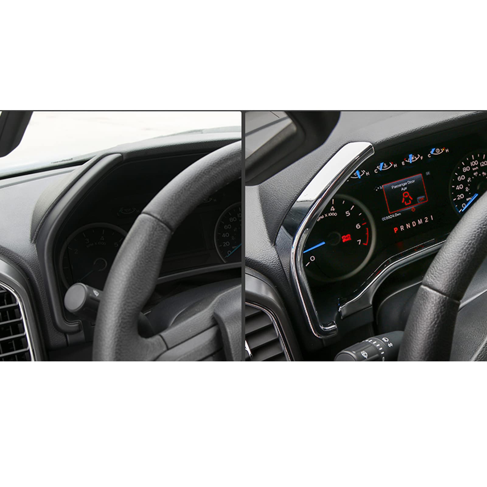 Snapklik.com : For F150 Chrome Dashboard Center Console Dash Board Trim ...