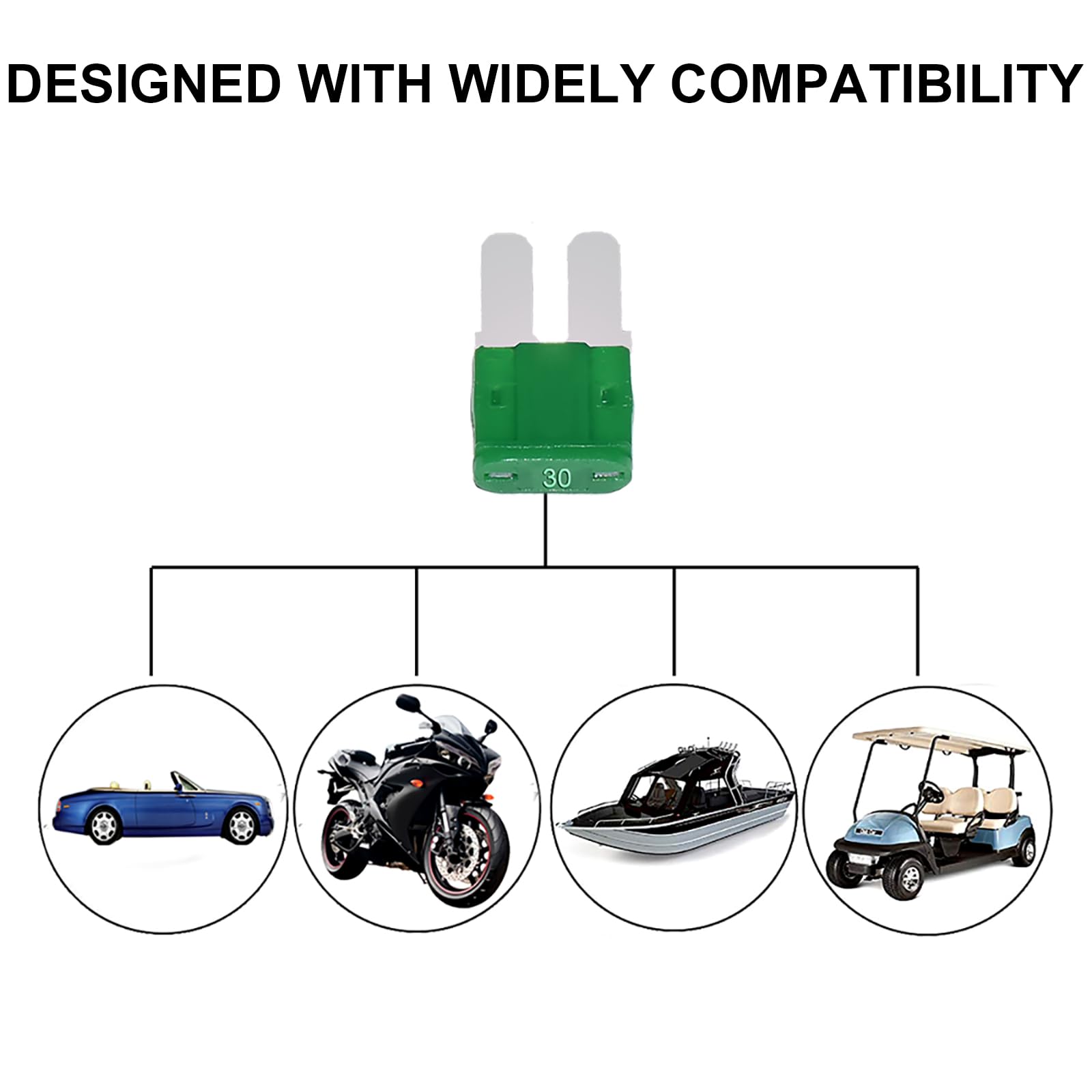 Snapklik.com : MuHize Micro2 Car Fuses - 70 PCS Upgraded ATR APT Blade ...