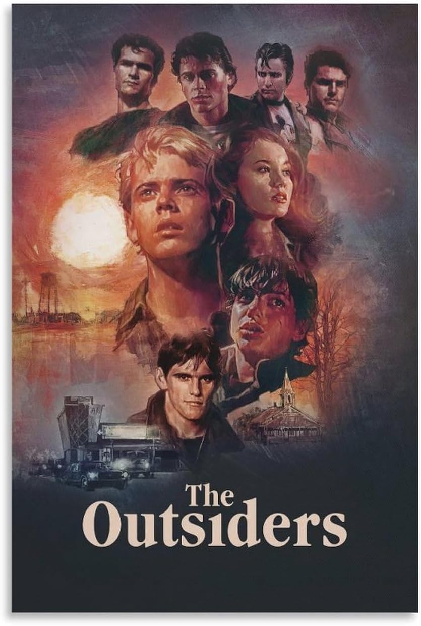 Amazon.com: LETISR The Outsiders Poster Vintage Movie Poster HD Modern ...