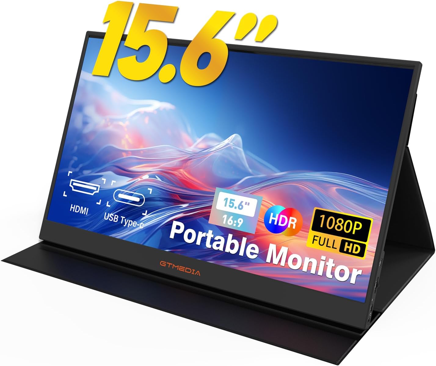 Amazon.com: Portable Monitor Touchscreen, 16 Inch Full HD 1920x1200P ...