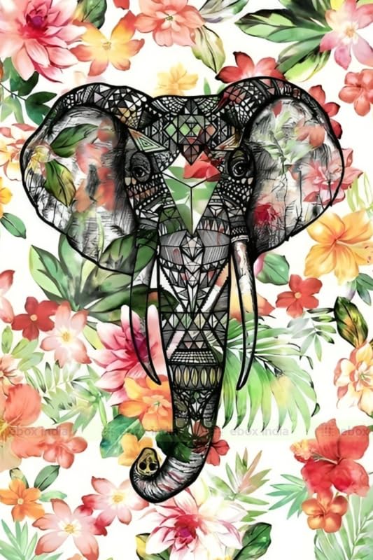 Poster of Elephant, Elephant Posters for Room Wall Decortation, Size ...