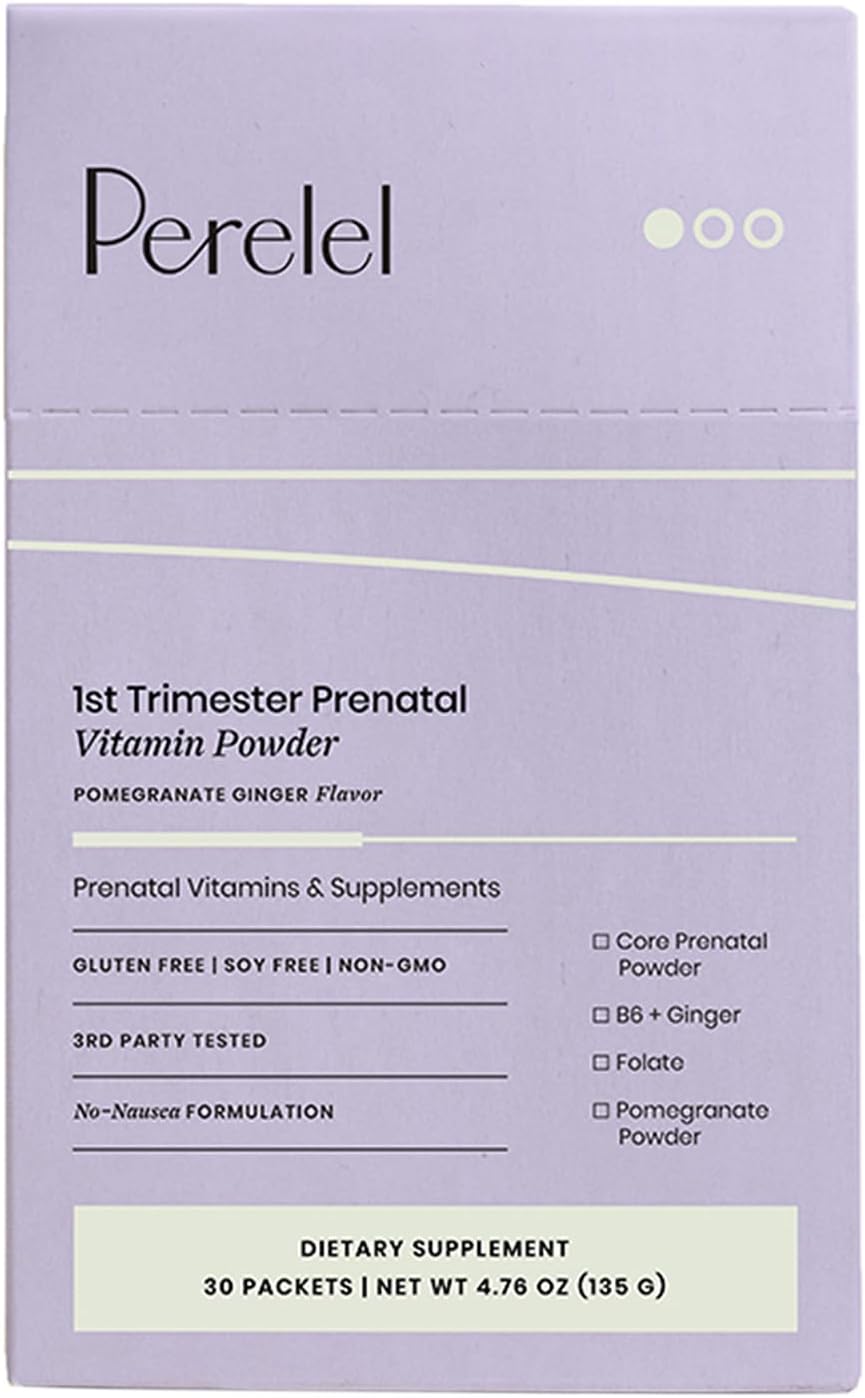 Amazon.com: Perelel 1st Trimester Prenatal Multivitamin Powder - Daily ...