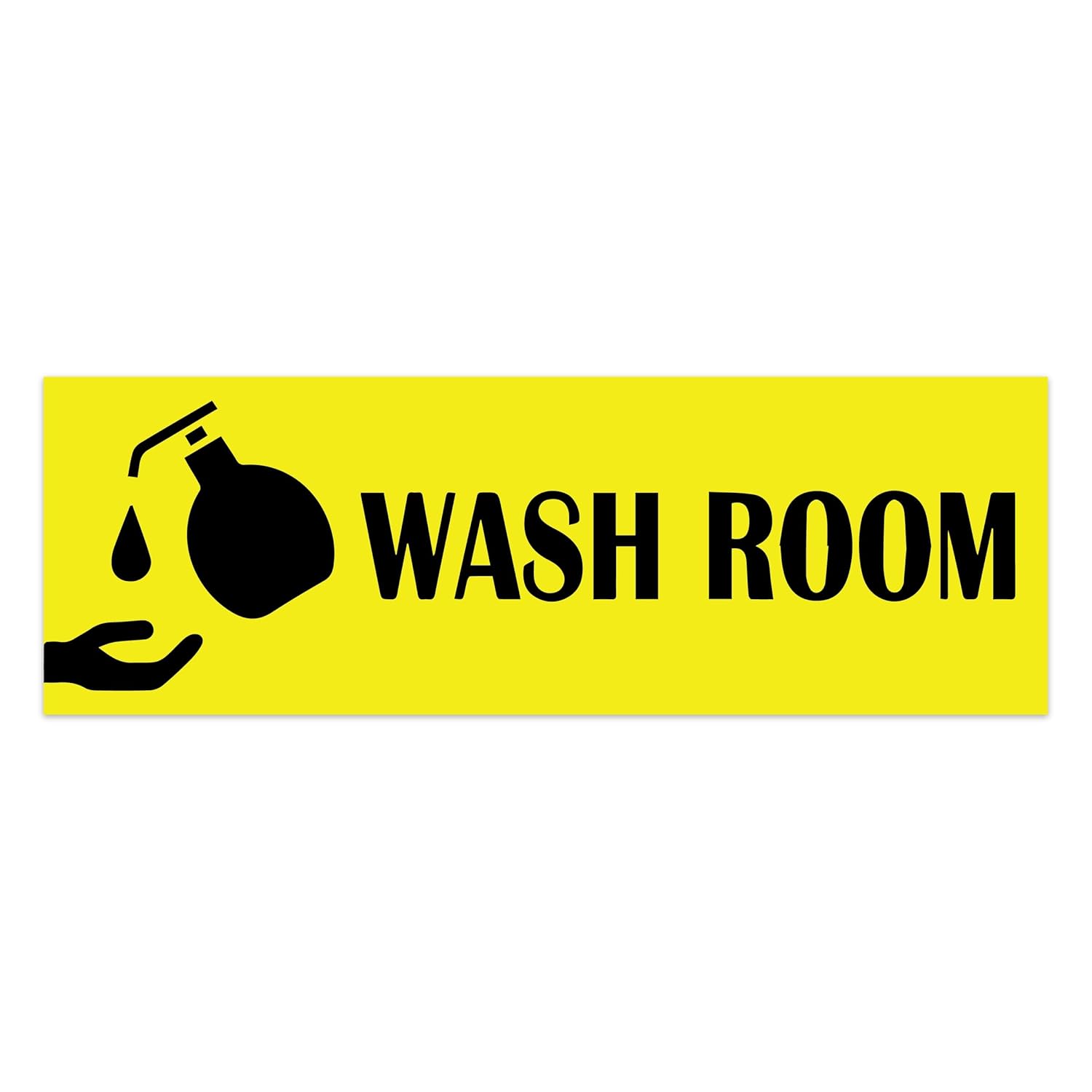 SIGN EVER Washroom Sign Board For Restaurant Hotel Bank Office College ...