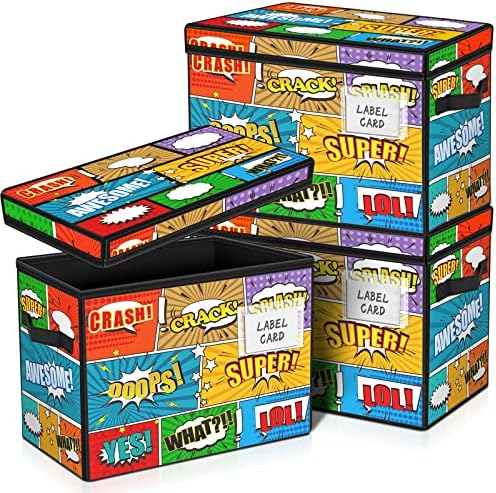 Amazon.com: Leffis 3 Pack Comic Book Storage Box, Comic Book Box ...