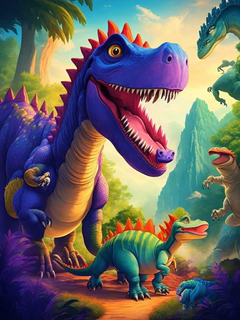 Amazon | The Wondrous World of Dinosaurs: Dinosaurs story book for kids ...