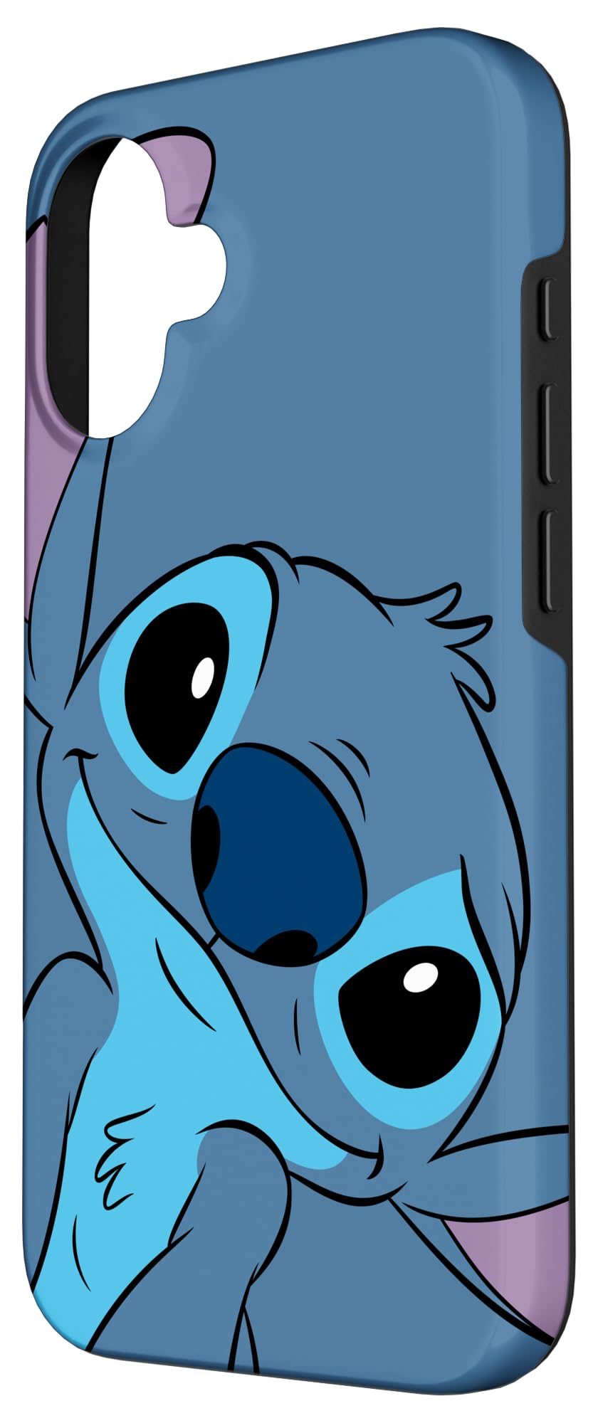 iPhone 16 Disney Lilo and Stitch Cute Stitch Face Slate Gray Case ...
