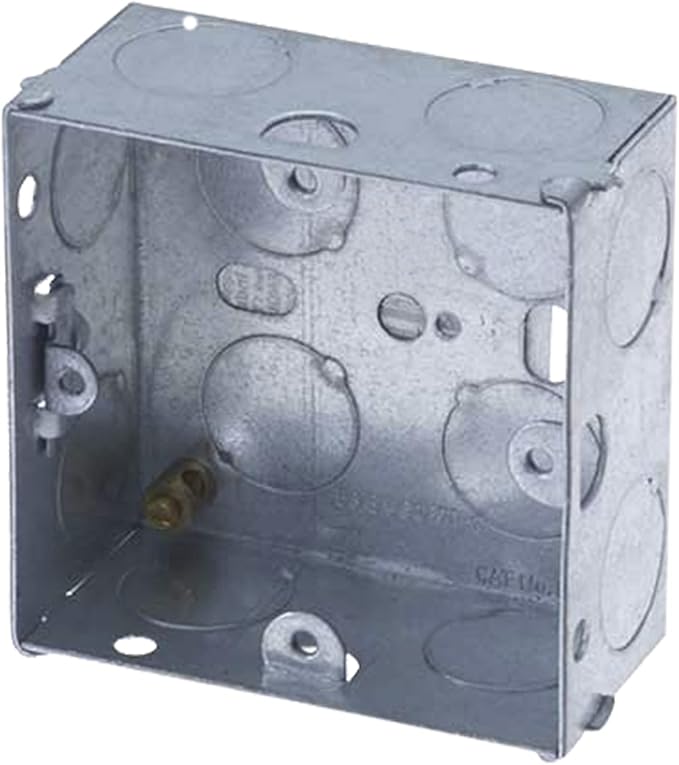 Brite-R 1-Gang-Single 35 mm Metall Back Box Electrical Socket Switch ...