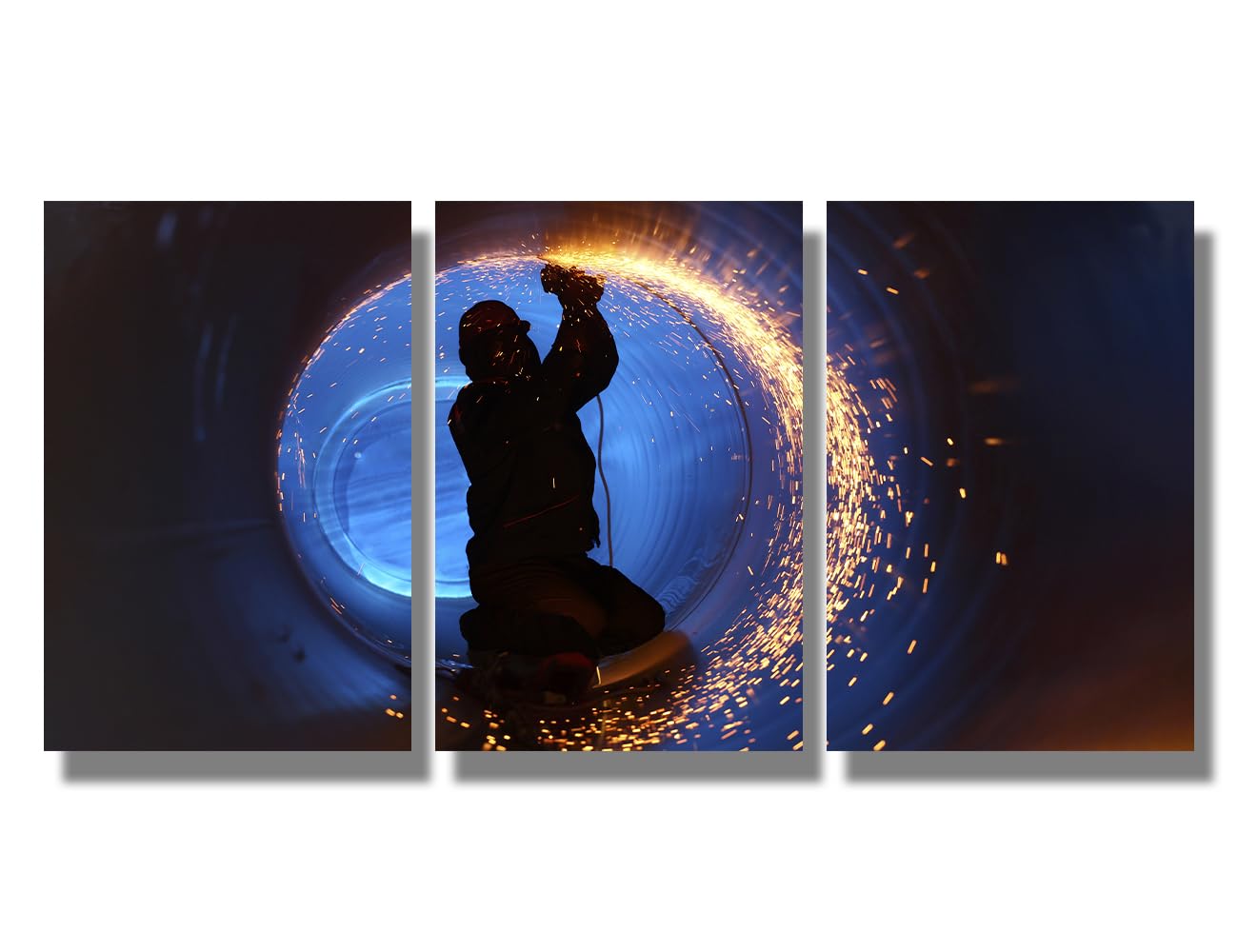 Amazon.com: Welding Wall Art Welding Robot for Steel Industrial Wall ...