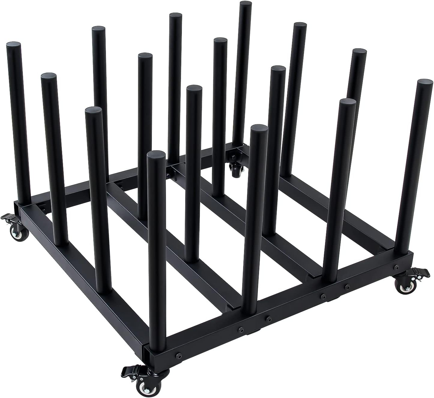 Amazon.com: Heavy Duty Vinyl Cart Mobile Rack 20 Roll Vinyl Rolling ...