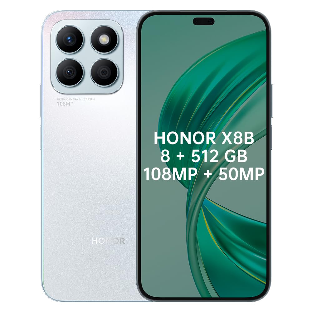 Honor Smartphone X8B 8+512GB Color Plata : Amazon.com.mx: Electrónicos