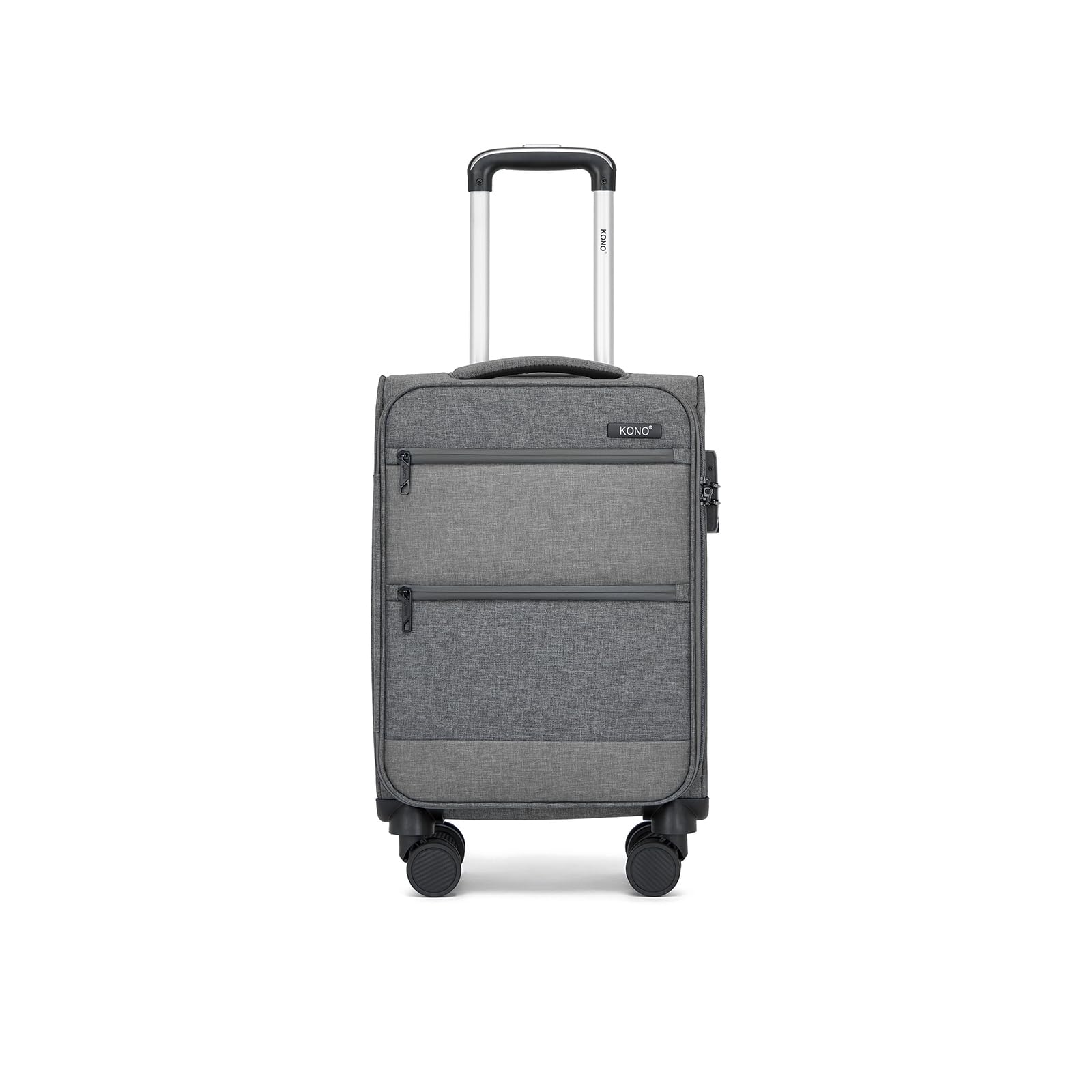 Snapklik.com : Kono 20 Inch Softside Carry On Luggage Airline Approved ...