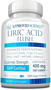 Amazon.com: Approved Science® Uric Acid Flush Supplement with Folic ...