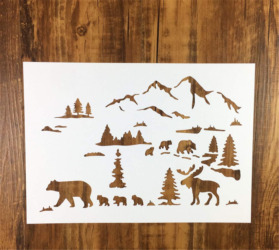 Forest Animal Stencils
