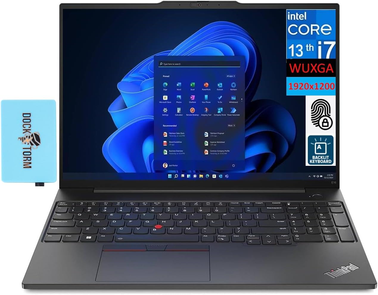 Amazon.com: Lenovo ThinkPad E16 Gen 1 High Performance Business Laptop ...