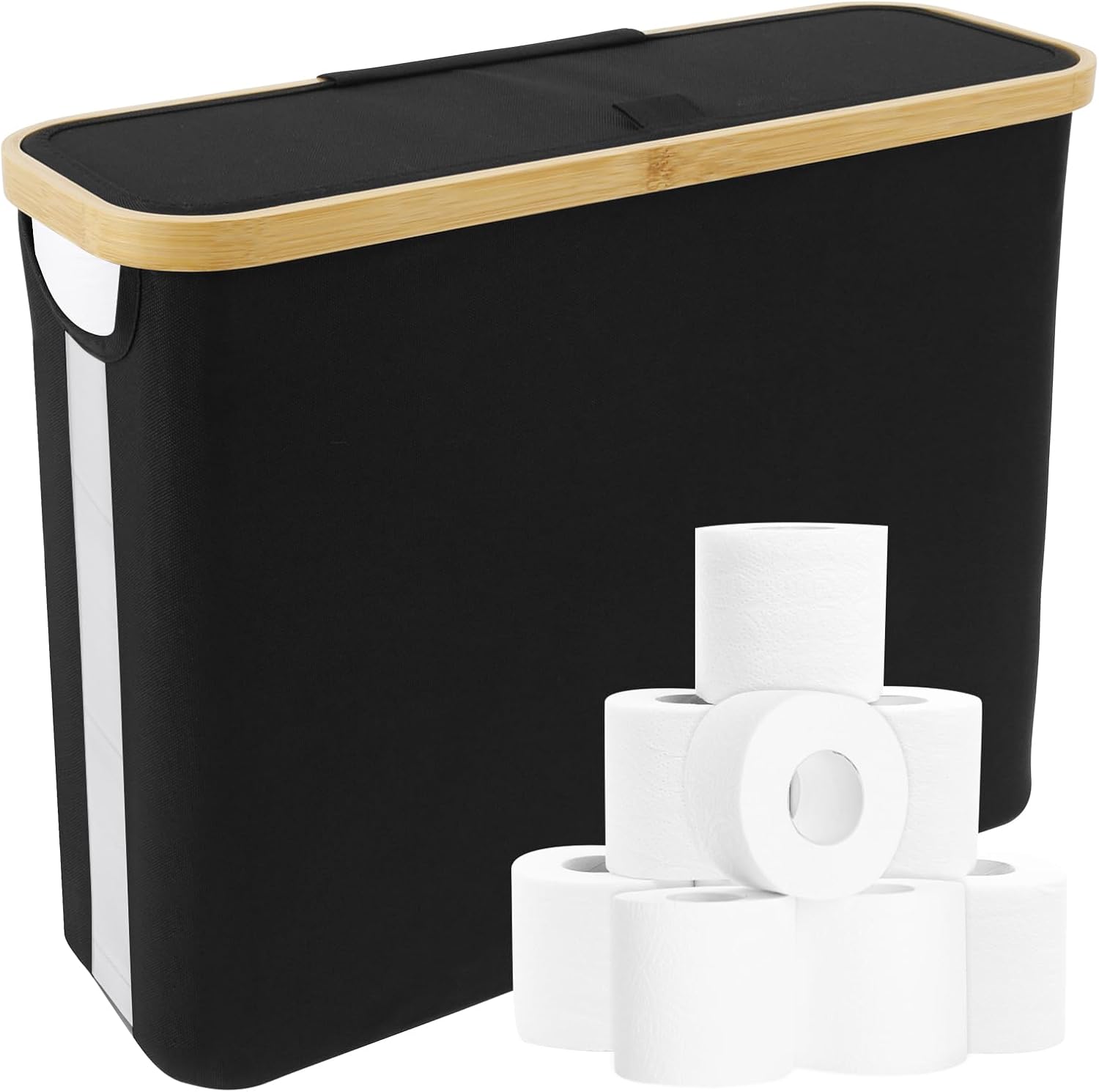 Toilet Roll Storage Toilet Roll Holder Storage Stand 45 x 15 x 35cm ...