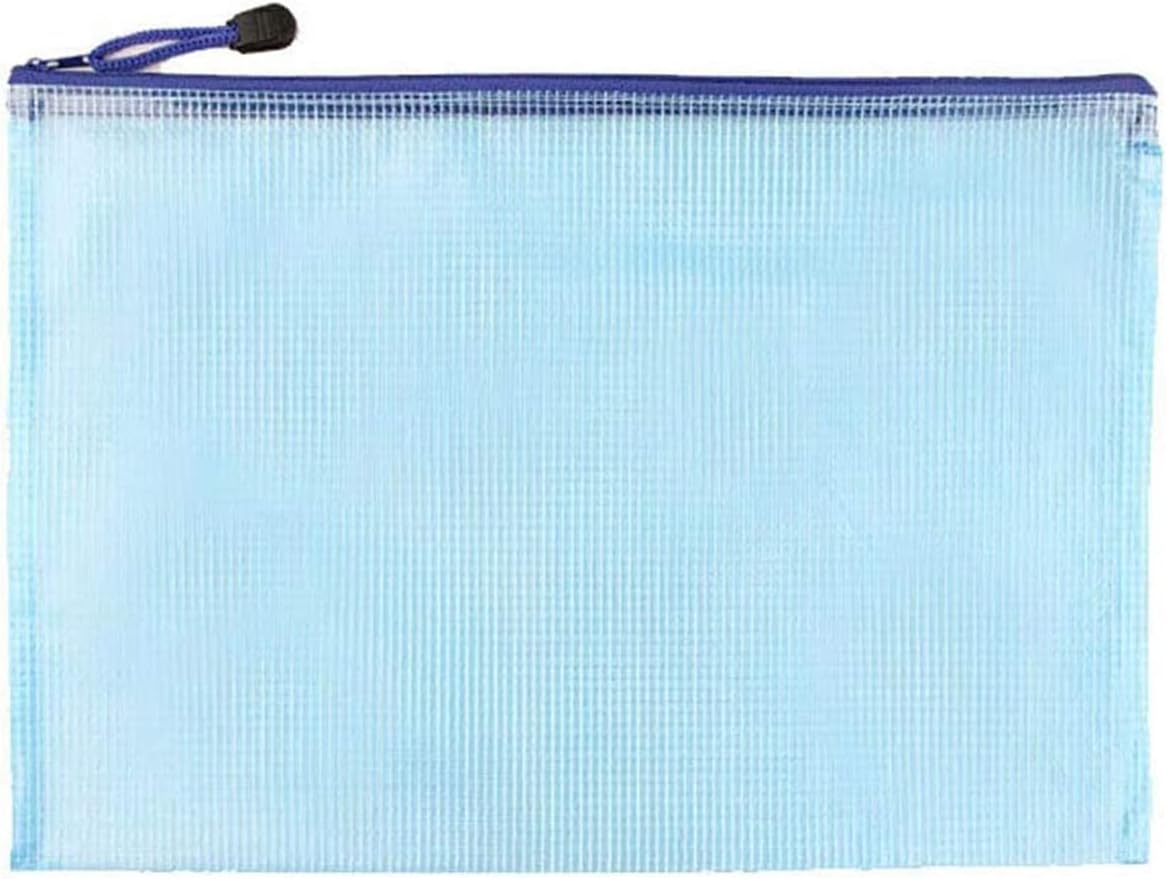 Amazon.com : Boxonly A3 Plastic Wallets Zip Lock Bags Mesh Document ...