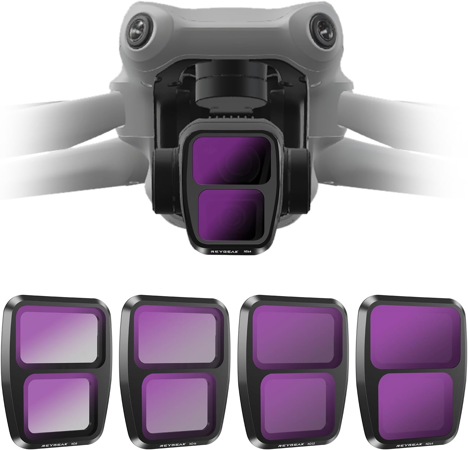 Amazon.com : K&F Concept 4 Pack ND/PL Filter Set Compatible with DJI ...