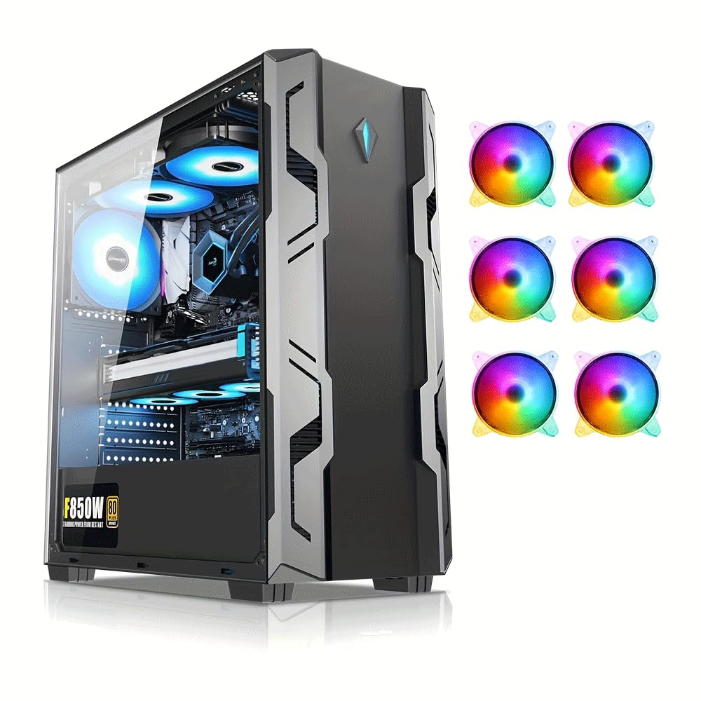 Electronikz - ATX Gaming Computer Cases & Towers with 6 RGB Fans ...