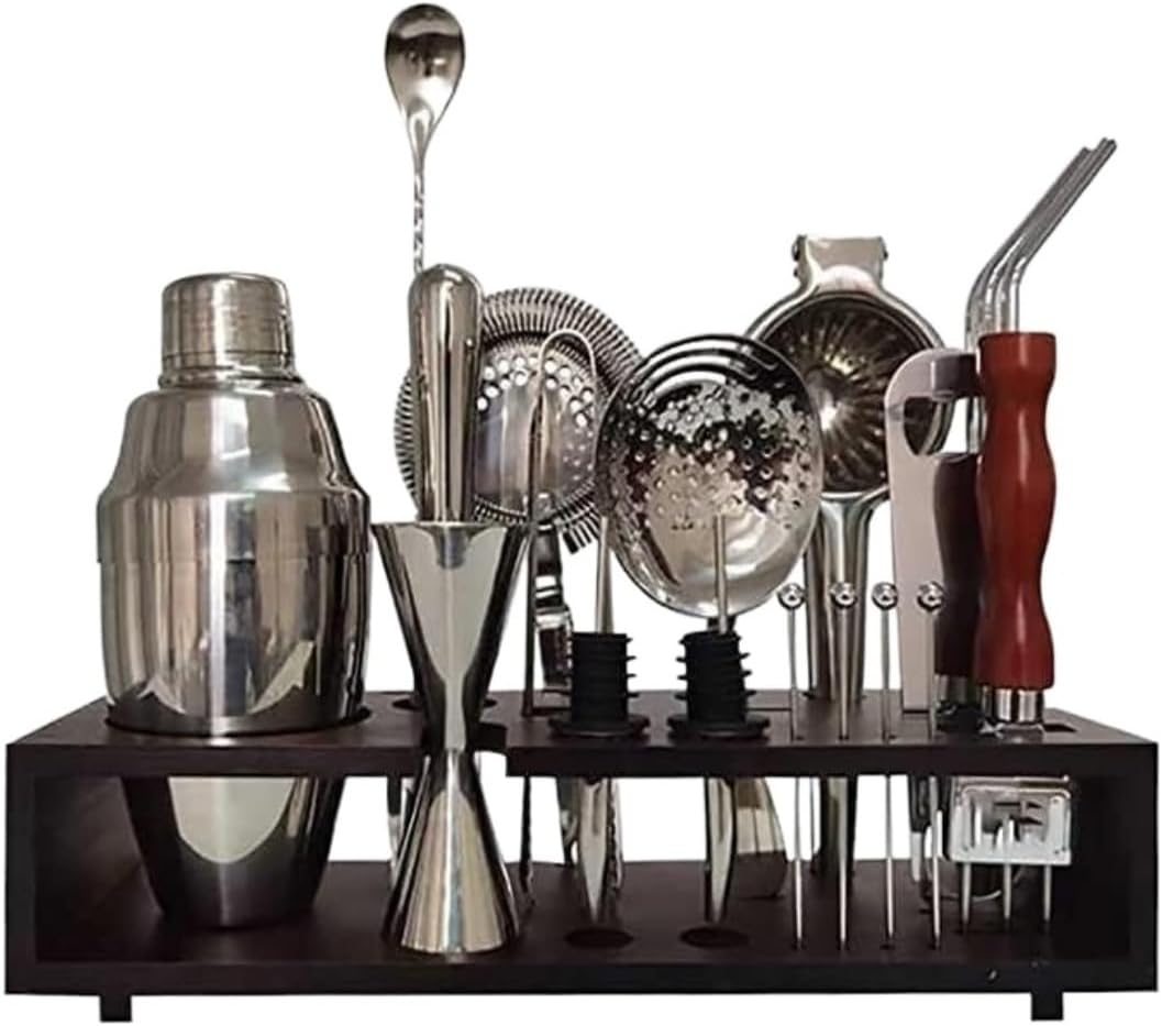 Amazon.com: Bartender Kit Cocktail Shaker Set Stainless Steel Bartender ...