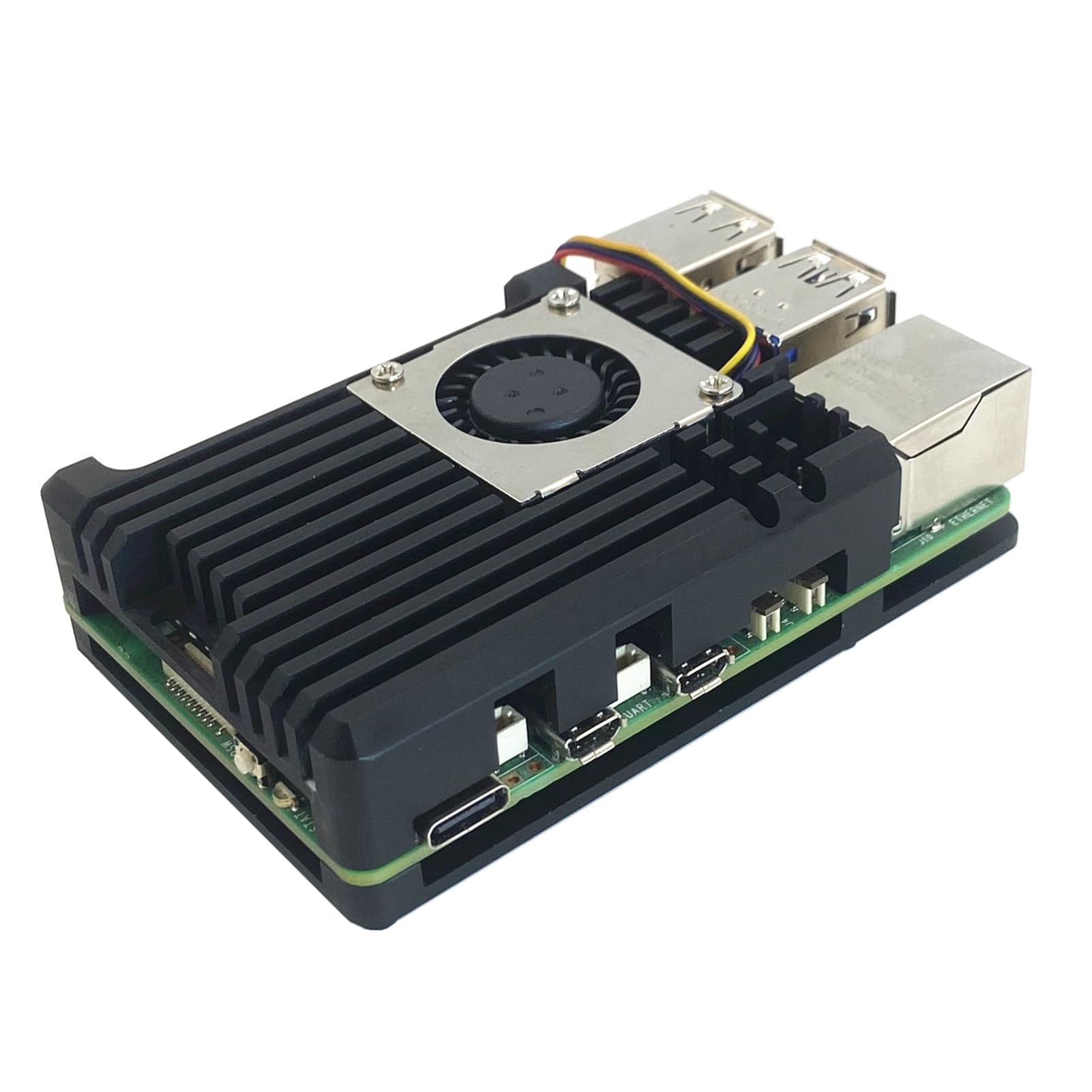 Snapklik.com : Raspberry Pi 5 Aluminum Alloy Armor Case,Pi 5 Heatsink ...