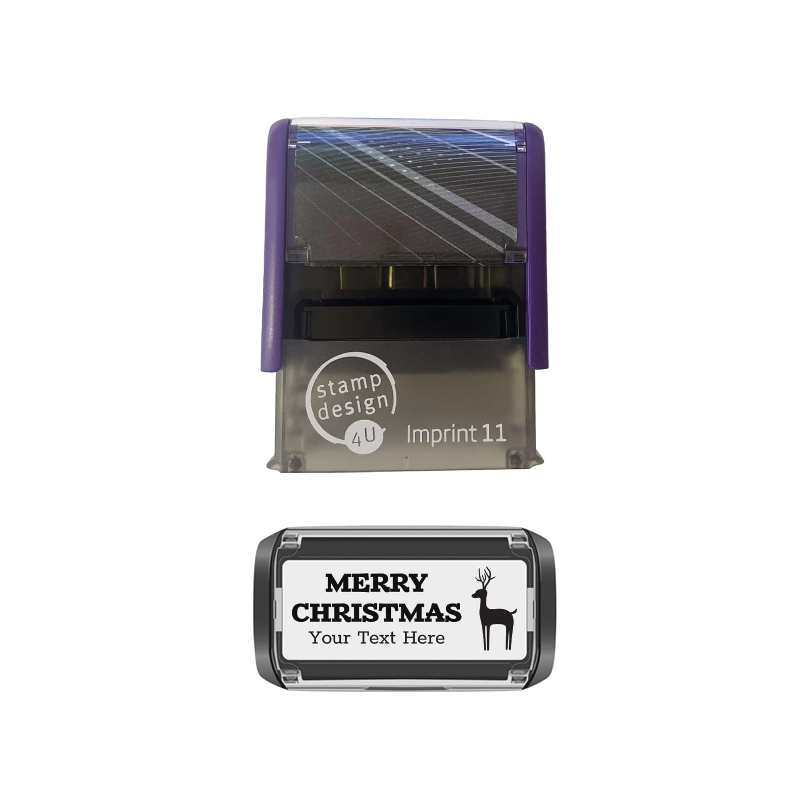 Traxx 9011 Personalised Christmas Self Inking Rubber Stamp | eBay UK