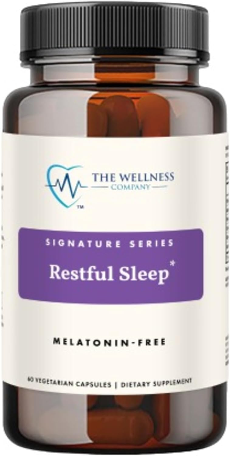 Amazon.com: The Wellness Company Restful Sleep Supplement | 60 Capsule ...