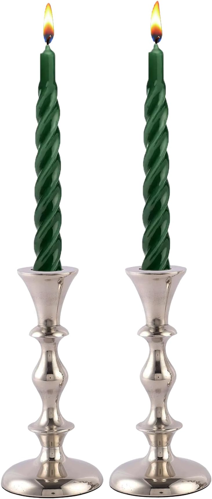 Amazon.com: Rite Lite Set of 2 Silverplated Candlesticks for Shabbat ...