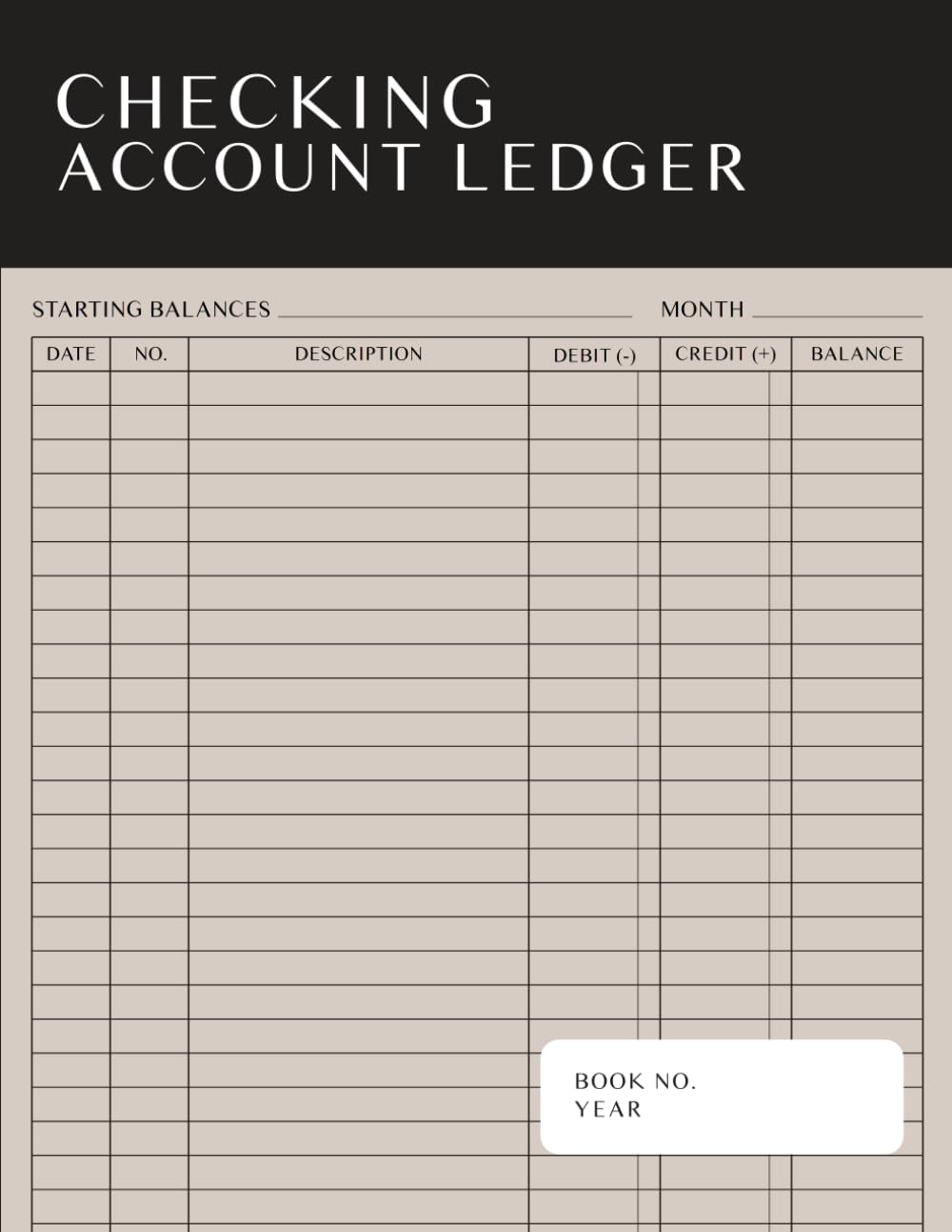 Amazon.com: checking account ledger book large print: Payment Record ...