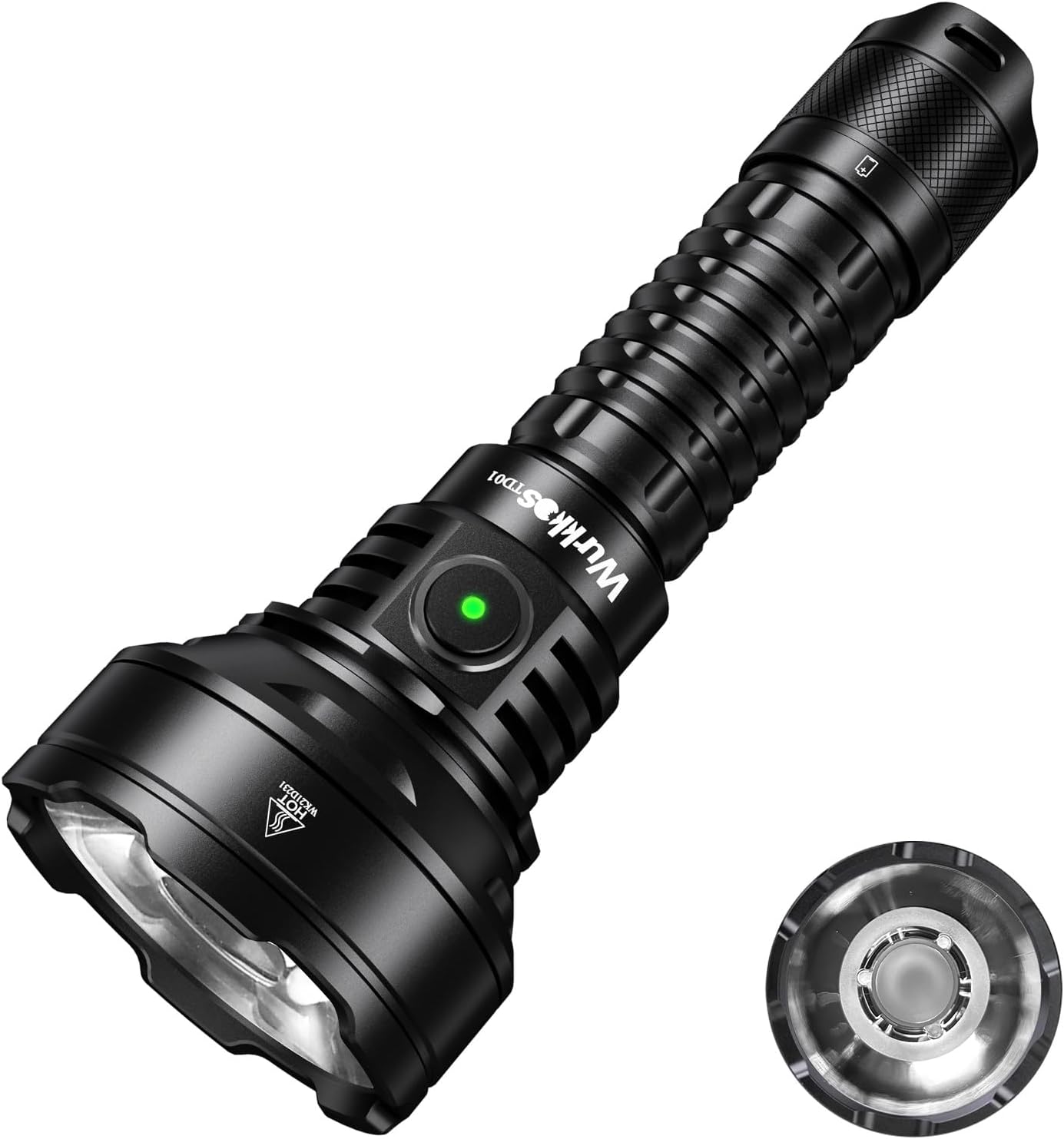 Wurkkos TS23 Rechargeable Torch High 5000 Lumens Super Bright, 482M ...