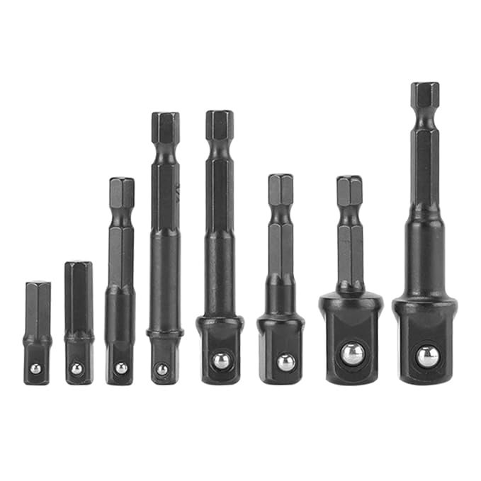 Socket Adapter, Sturdy Socket Bit Adapter, Black Oxide Chromium ...