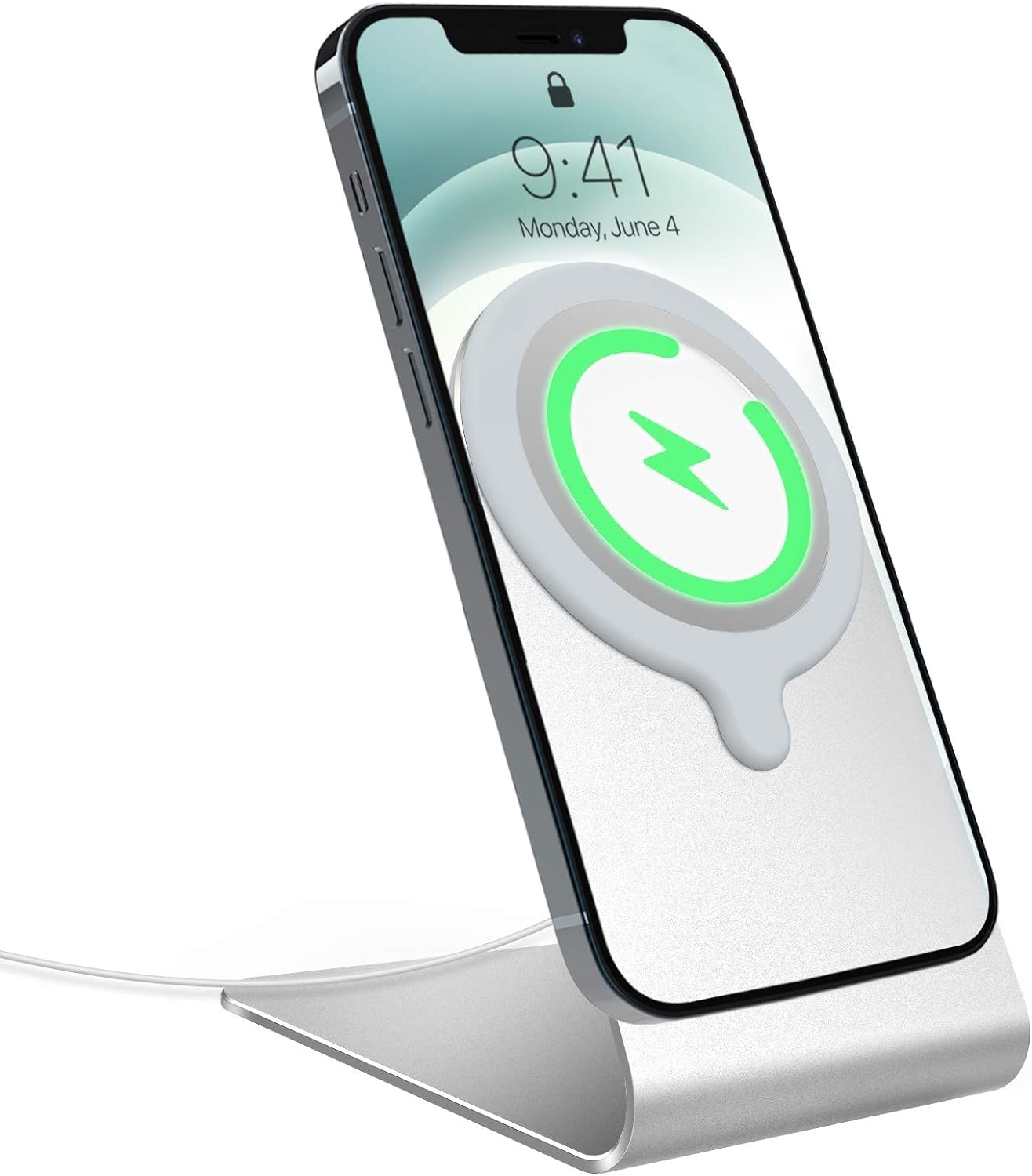 Amazon.com: Encased Magsafe Compatible Desktop Stand for iPhone 14,13 ...