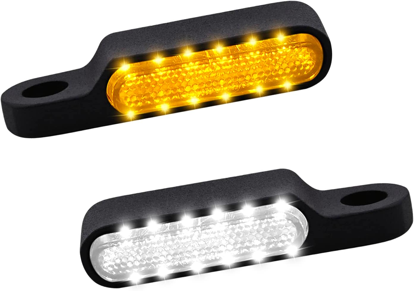 Amazon.com: Whaletail Handlebar Blinkers Turn Signals Motorcycle Front ...