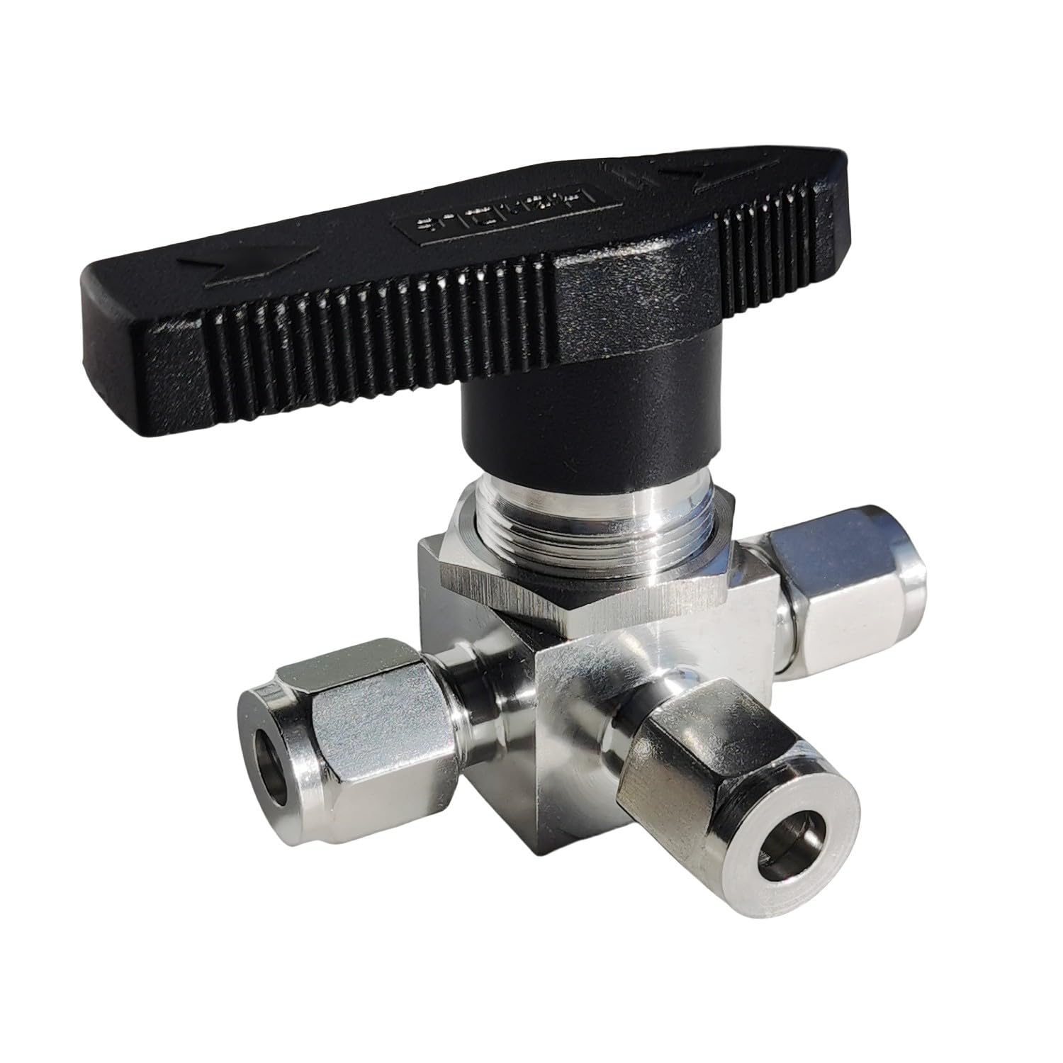 Amazon.com: YACO INDUSTRY Stainless steel 3 way ball valve T port 1/4 ...