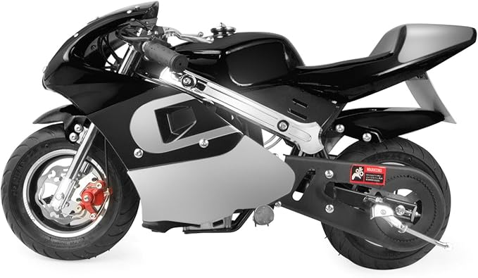 Amazon.com: XtremepowerUS 40CC Mini Gas Pocket Bike Motorcycle EPA 4 ...