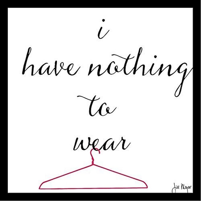 Buyartforless Framed Nothing to Wear by Jill Meyer 36x36 Art Print ...