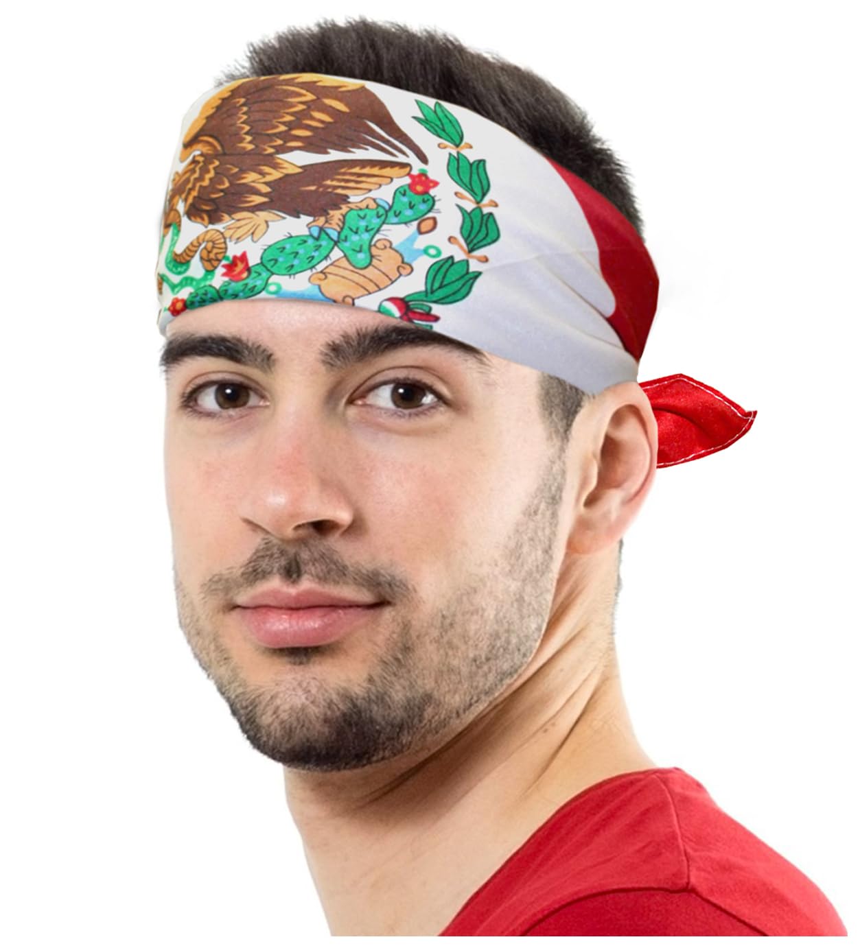 Amazon.com: Costume Adventure Mexican Flag Bandana Mexican Bandana ...
