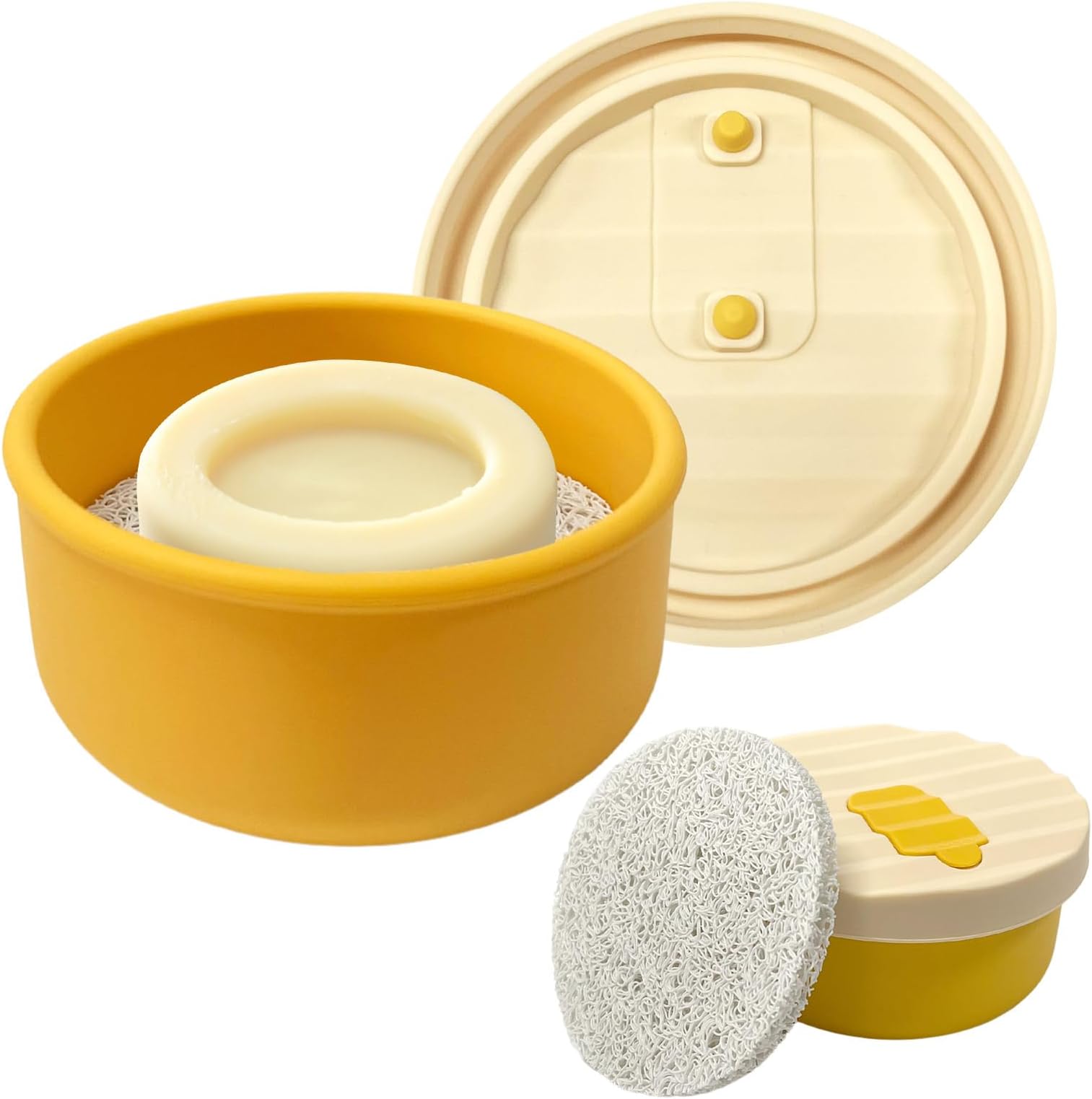 Amazon.com: Travel Soap Container, Enhanced Leak Proof Travel Soap Case ...