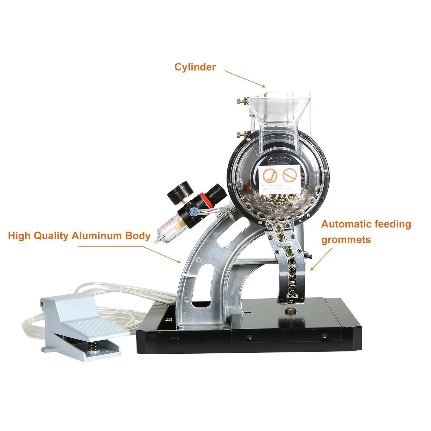 Snapklik.com : ZONGLAN Pneumatic Automatic Eyelet Feeding Grommet Punch ...