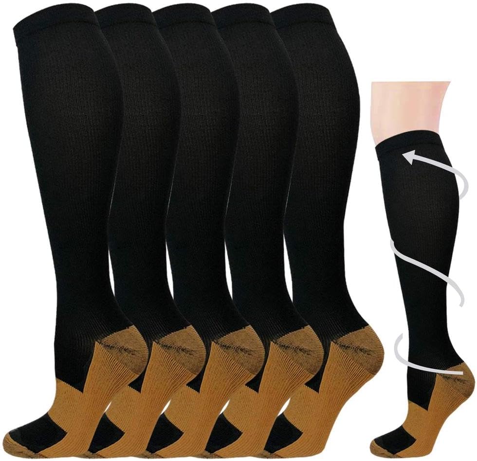 Amazon.com: JOBST Relief Knee High Graduated Compression Socks, 30-40 ...