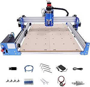 CNC Router Machine, 100W, Wood Engraving Carving Milling Engraving ...
