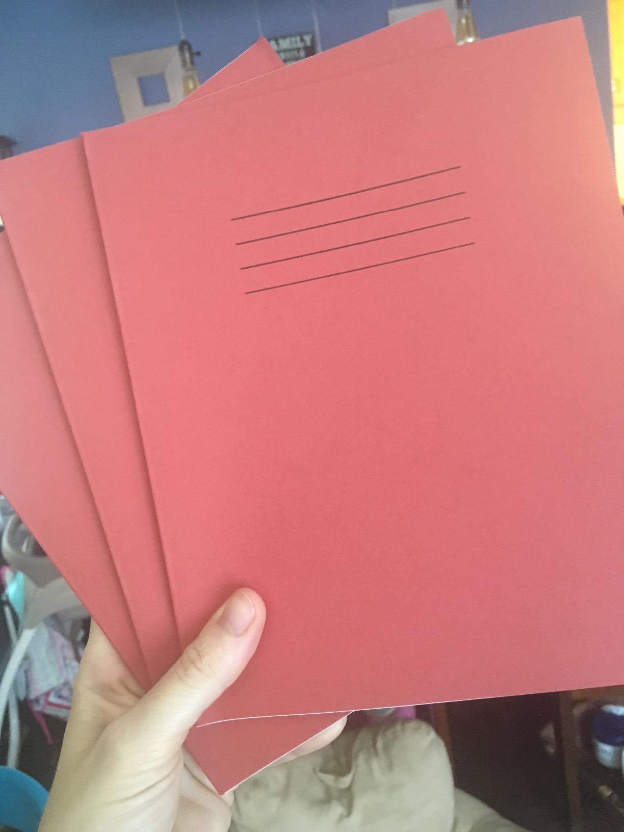 Amazon.com: School Exercise Books 8mm Lines A5 48 Page 165 x 203mm"10 Pack"