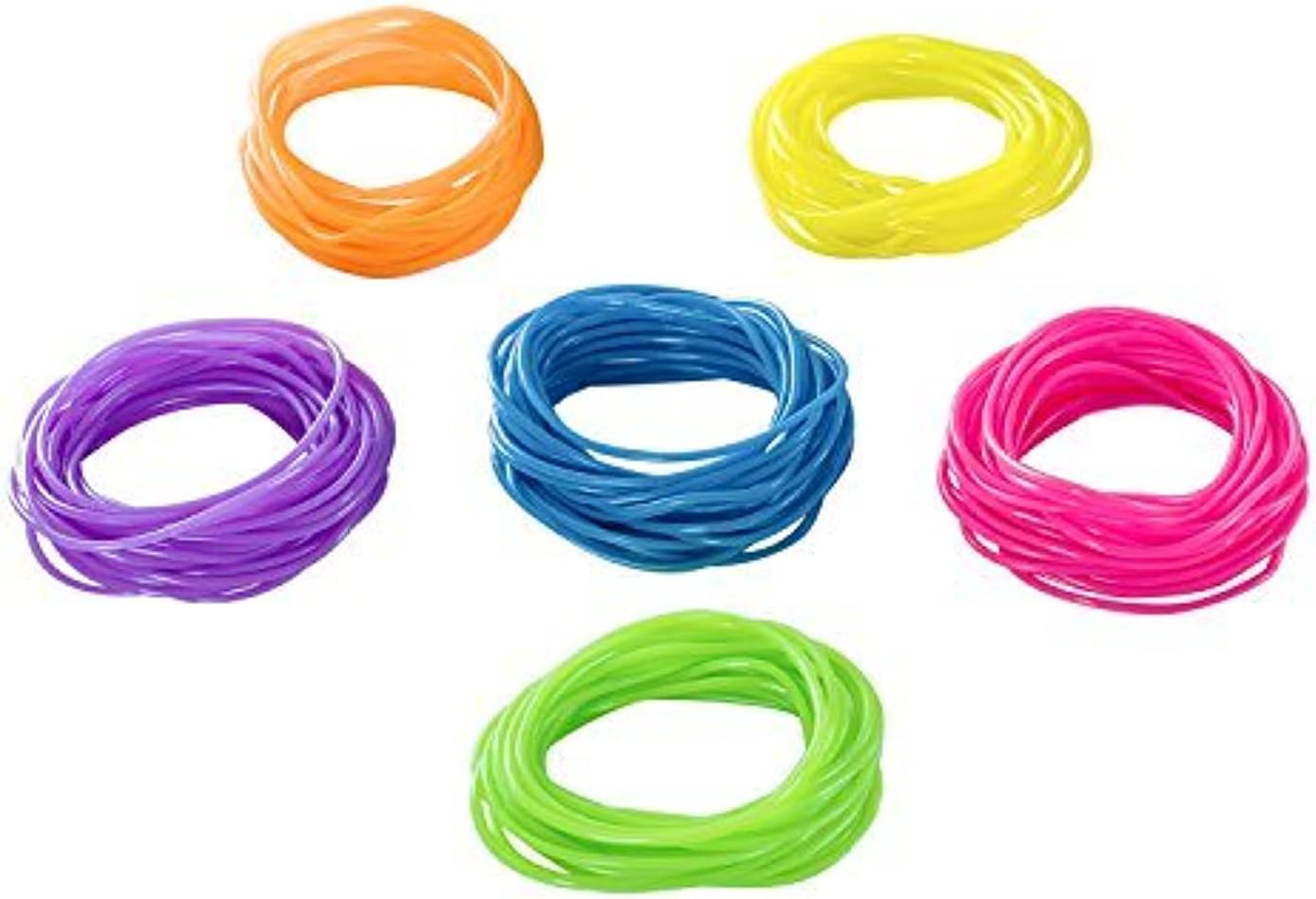 Amazon.com: Super Z Outlet 80s Colorful Retro Rock Pop Star Rainbow ...