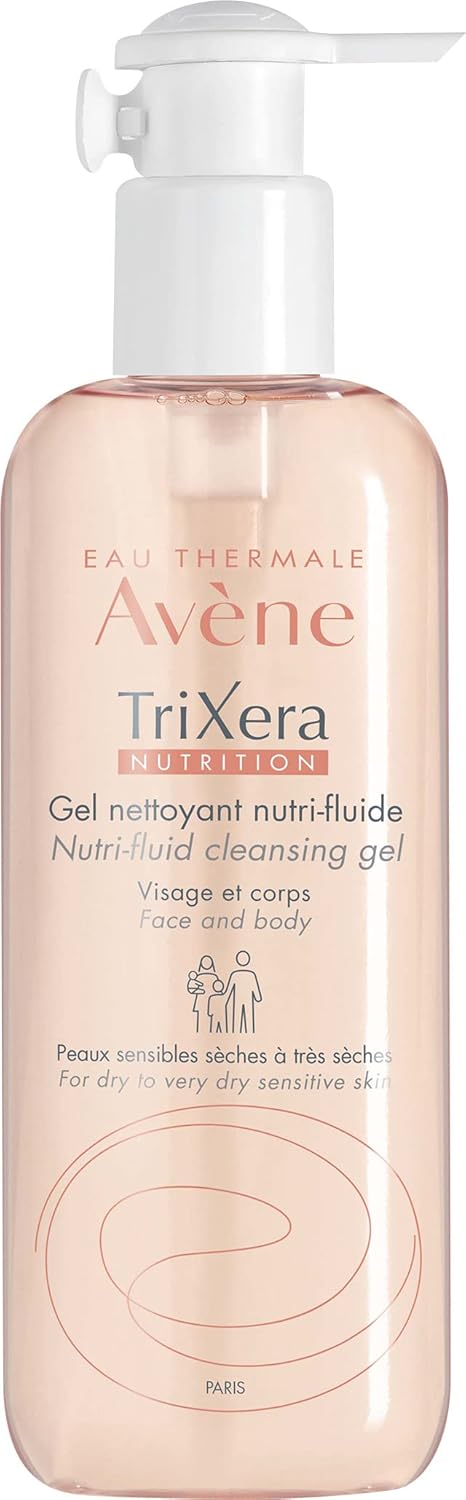 Avène Trixera Nutrition, Gel Limpiador, Piel Seca, 400ml : Amazon.com ...