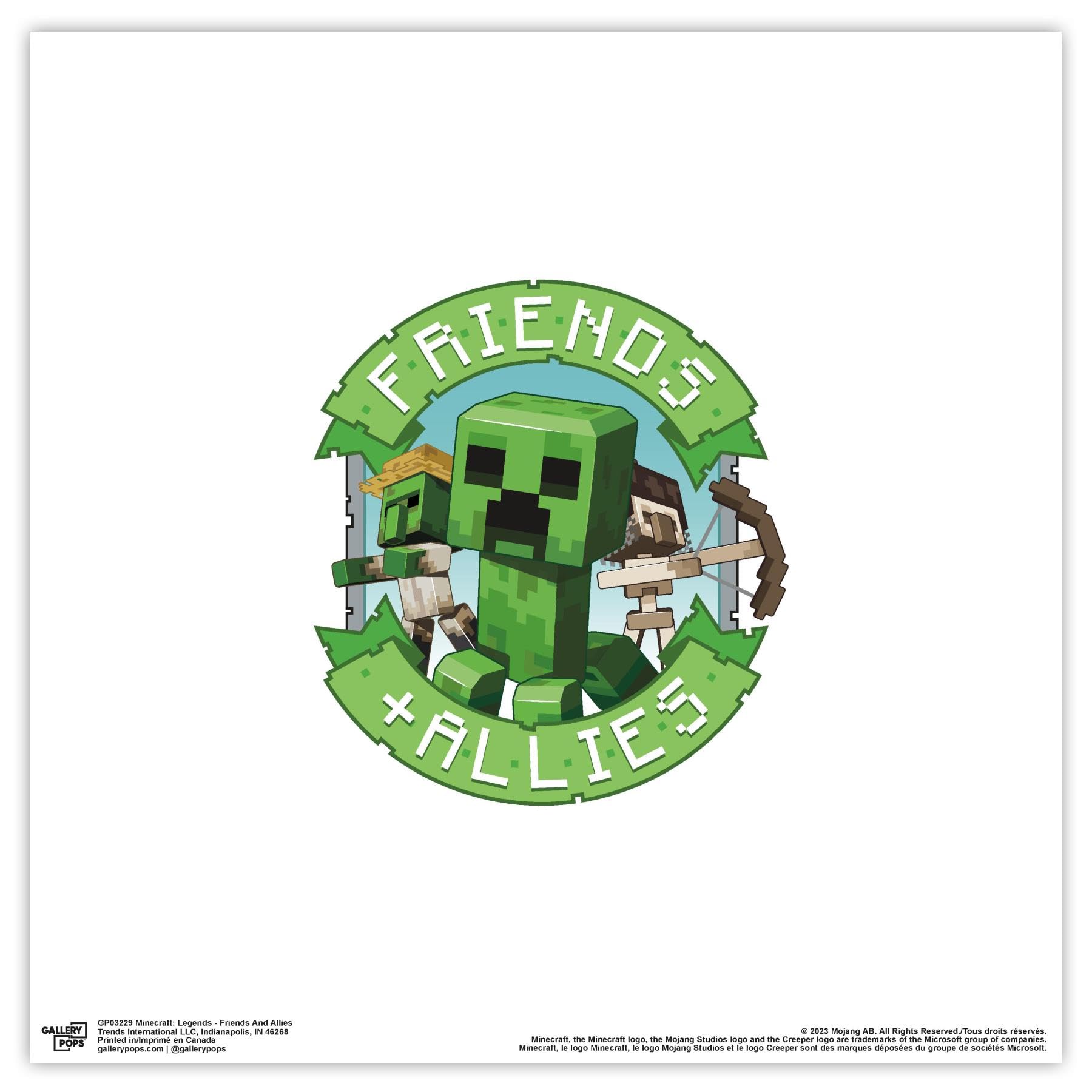 Amazon.com: Trends International Gallery Pops Minecraft: Legends ...