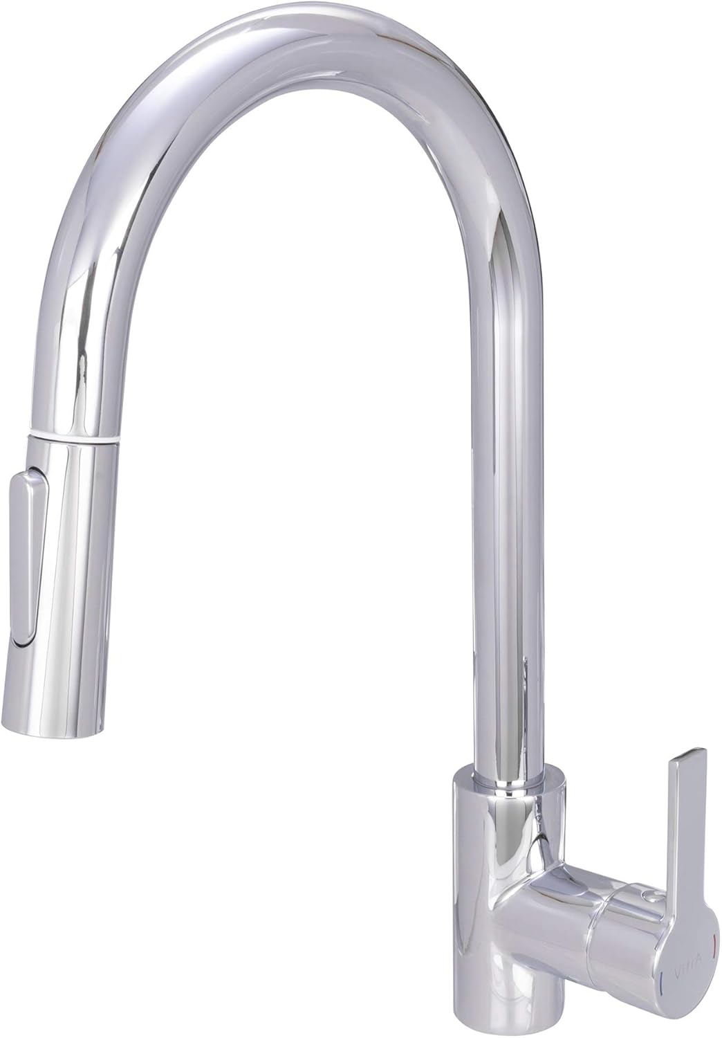 VitrA Kitchen Mixer Tap with Pull Out Spray - Monobloc Kitchen Sink Tap ...
