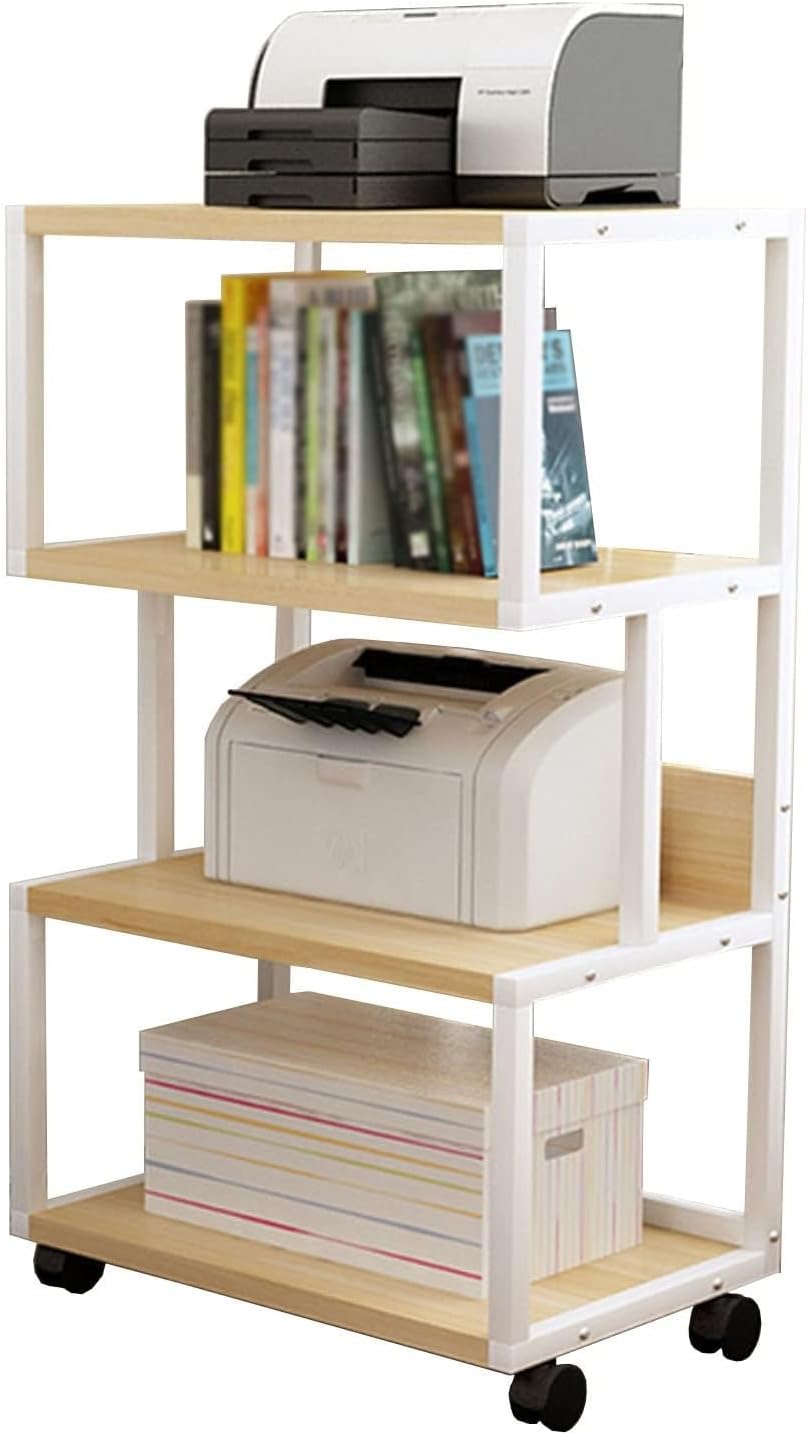 Amazon.com: 3 Tier AV Media Stand Corner Shelf Wooden Corner Component ...