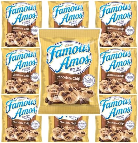 Amazon.com: Famous Cookies, 2oz Bags, (Pack of 10) in MOOCHI Packaging ...